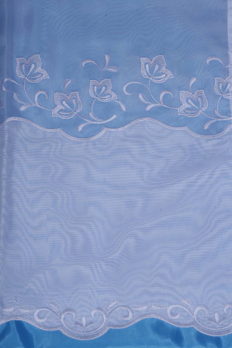 CLARE EMBROIDERED VOILE - Net Curtain 2 Curtains